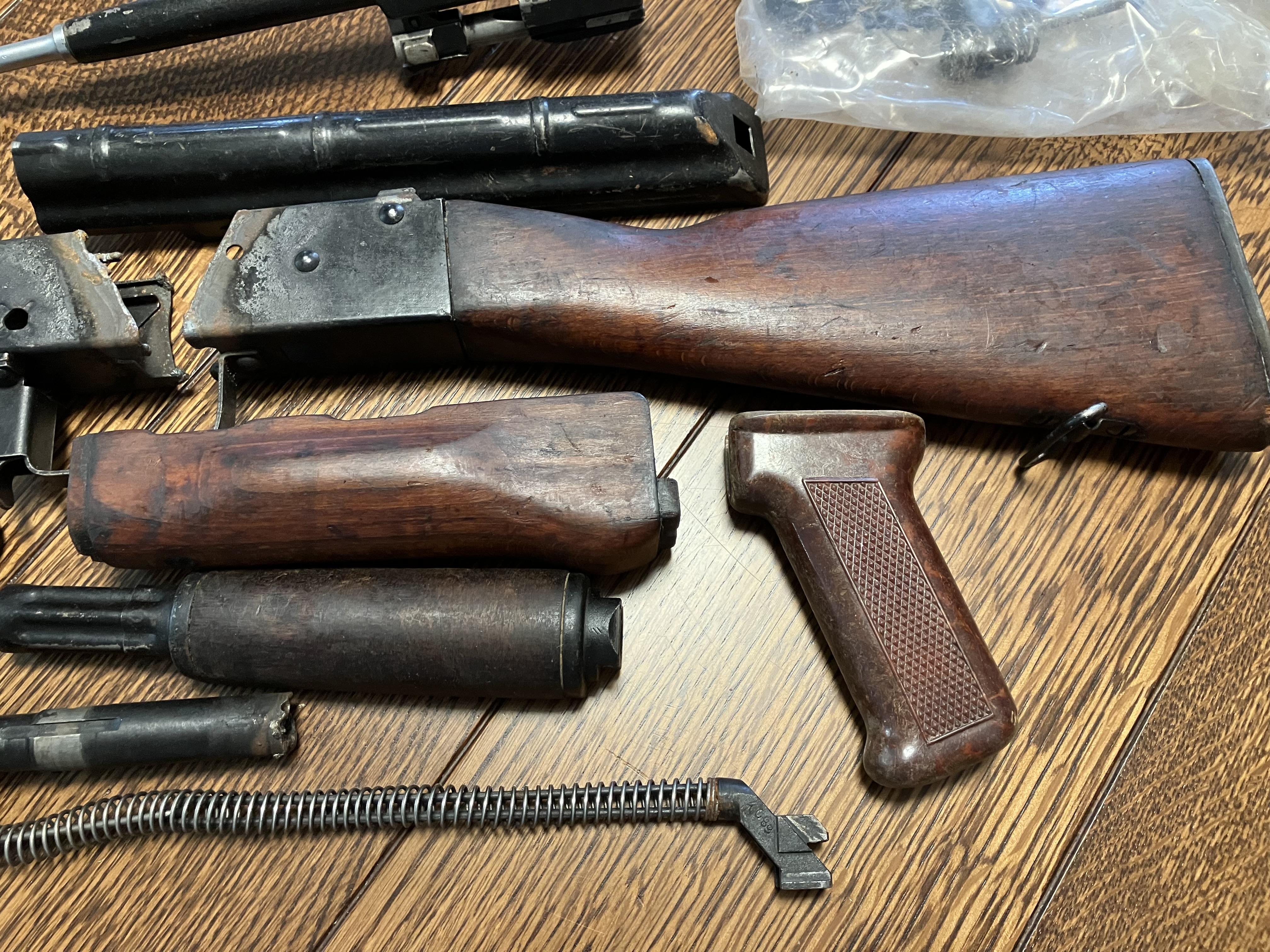 Polish AKM parts kits, Suomi M31 parts kit, Yugo M72 parts kit with ...