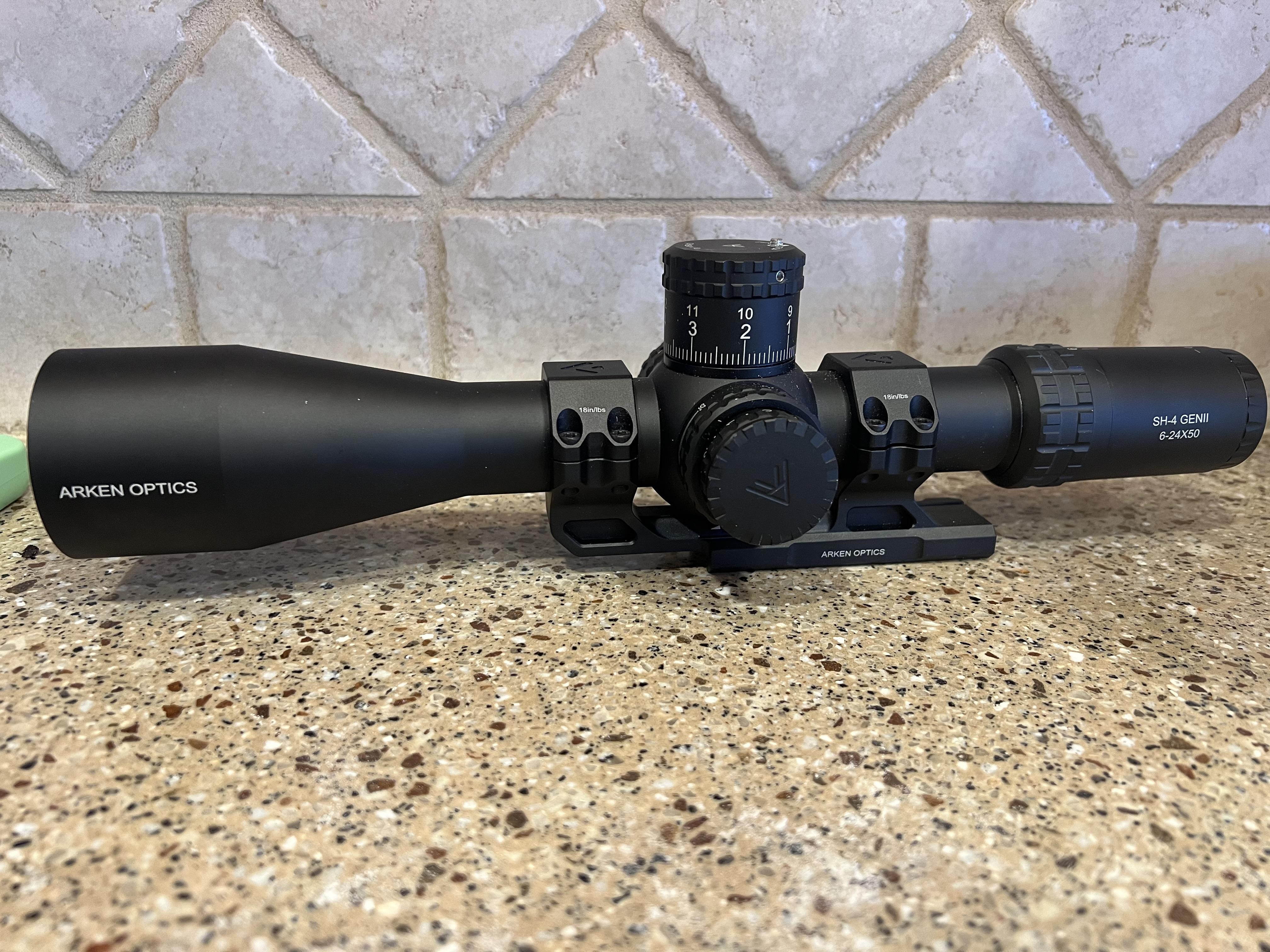 Arken 6-24 34mm Scope, Mount, & Caps - AR15.COM