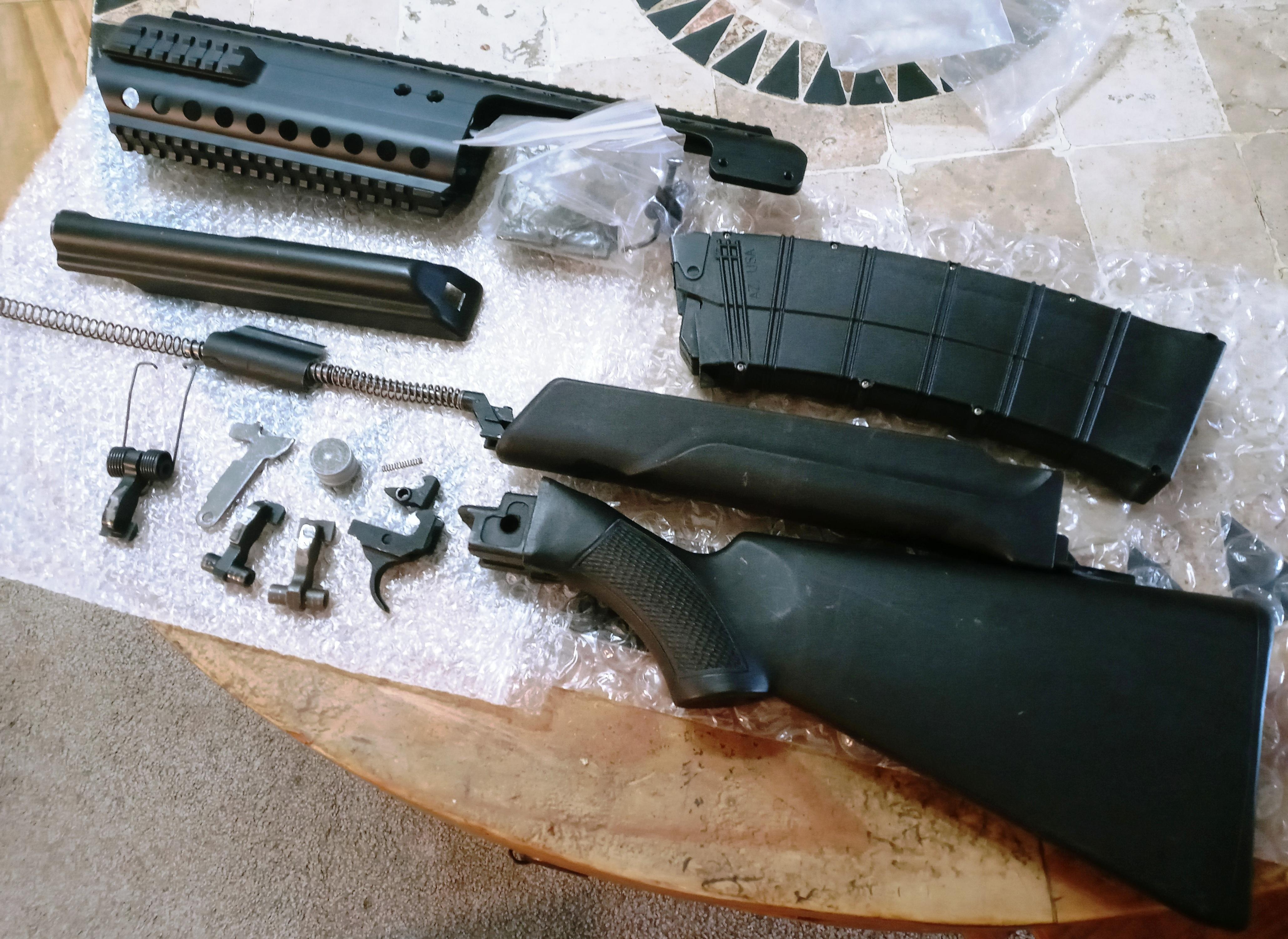 Russian Izhmash Saiga AK74 parts Saiga AK Barrel Hungarian Underfolder ...
