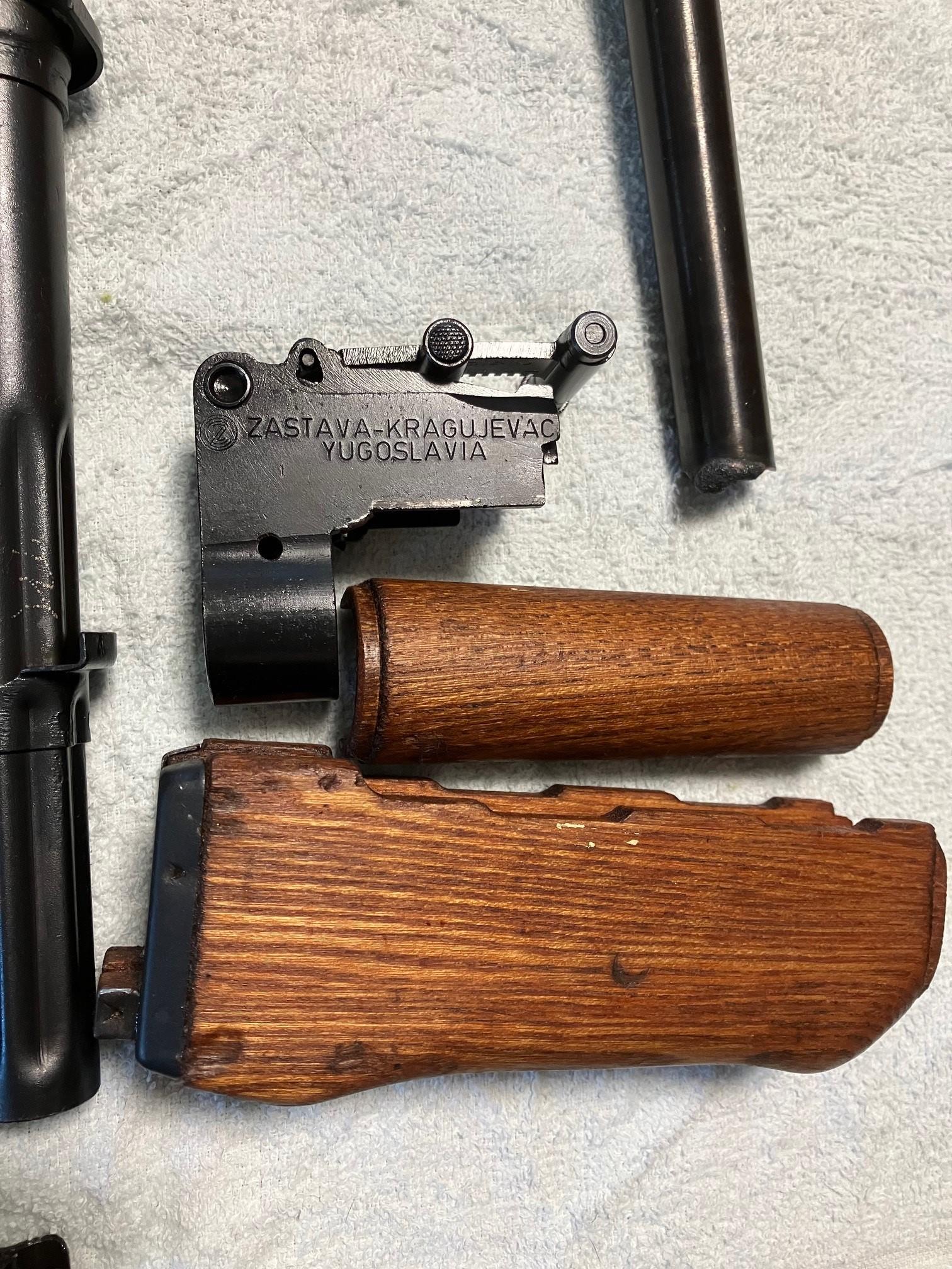 Polish AKM parts kits, Suomi M31 parts kit, Yugo M72 parts kit with ...