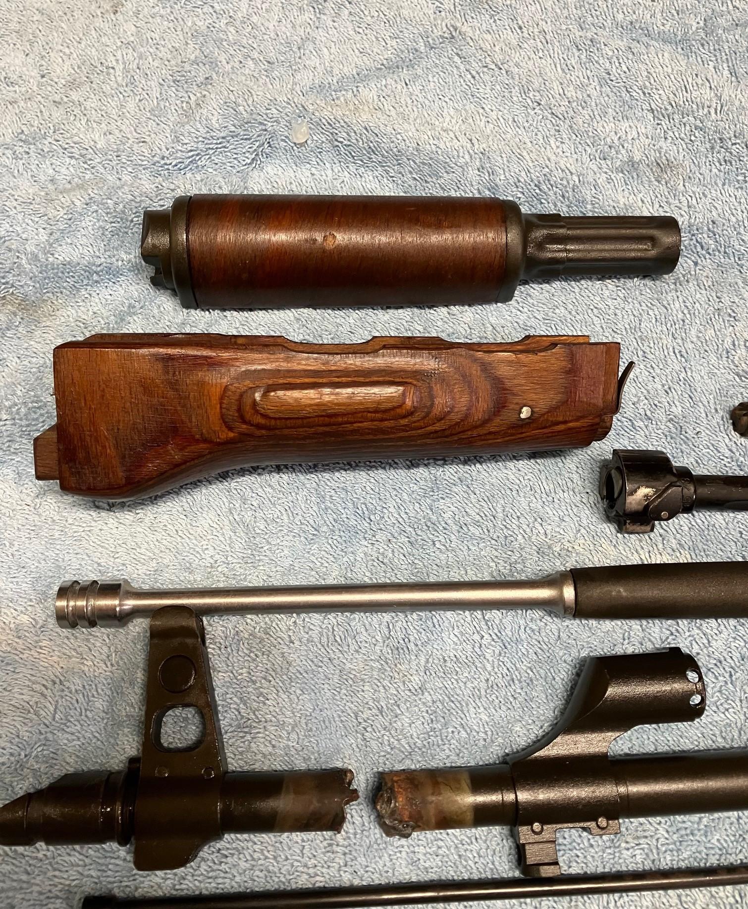 Polish AKM parts kits, Suomi M31 parts kit, Yugo M72 parts kit with ...