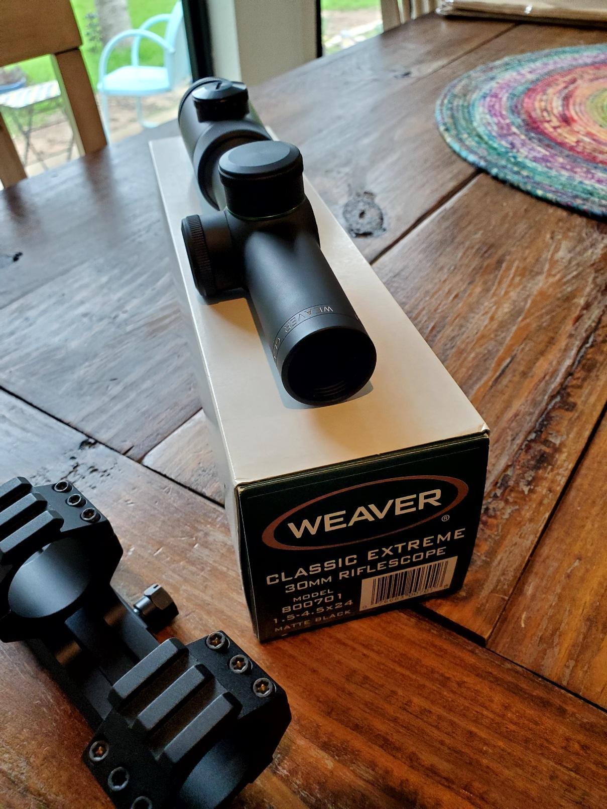 WTS - Weaver (Japan) illuminated 1.5-4.5x24 Japan (800701) $315 Shipped ...