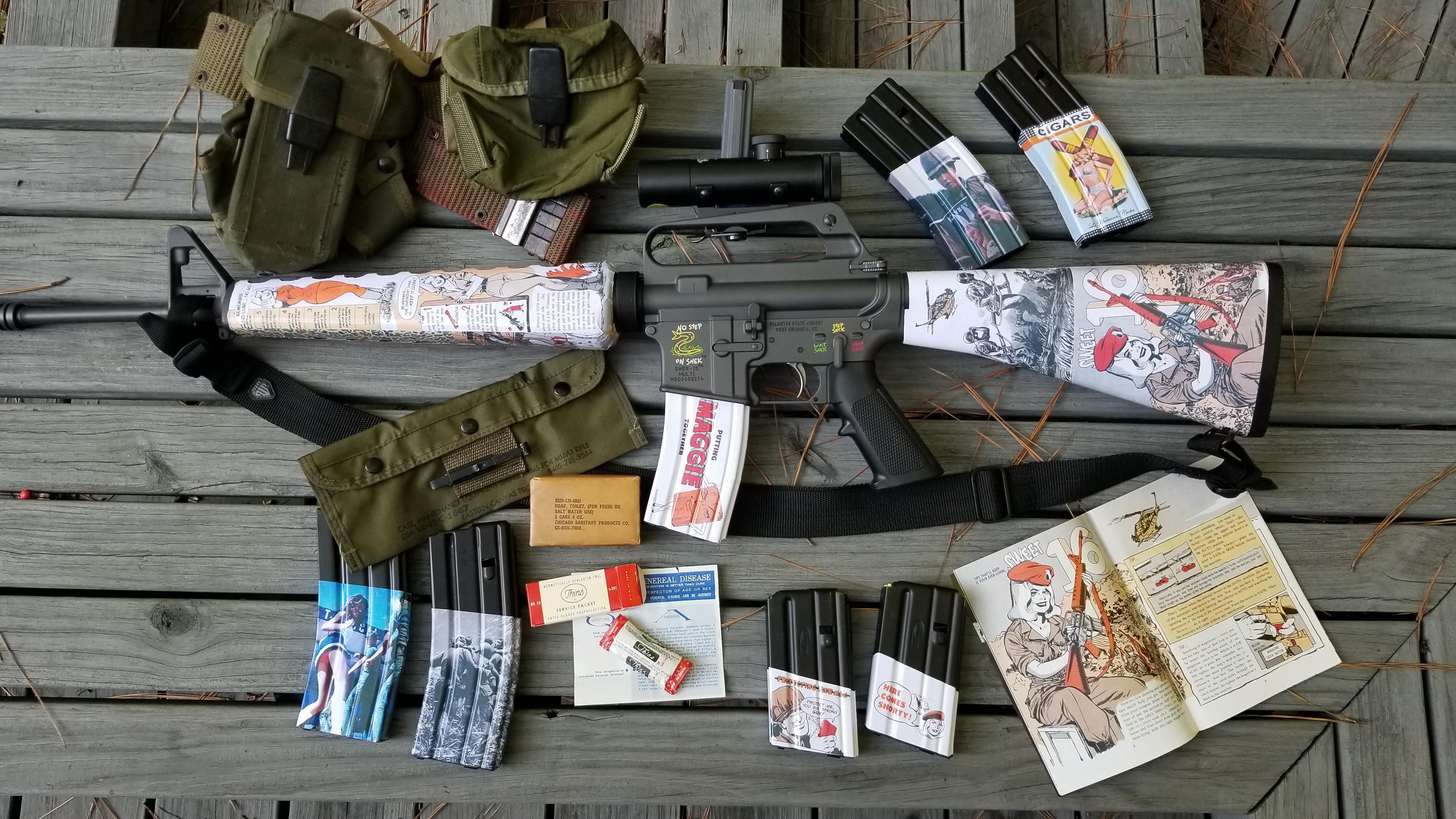 "Cartoon M16" build theme - With cameos by Master Sergeant Half-Mast ...