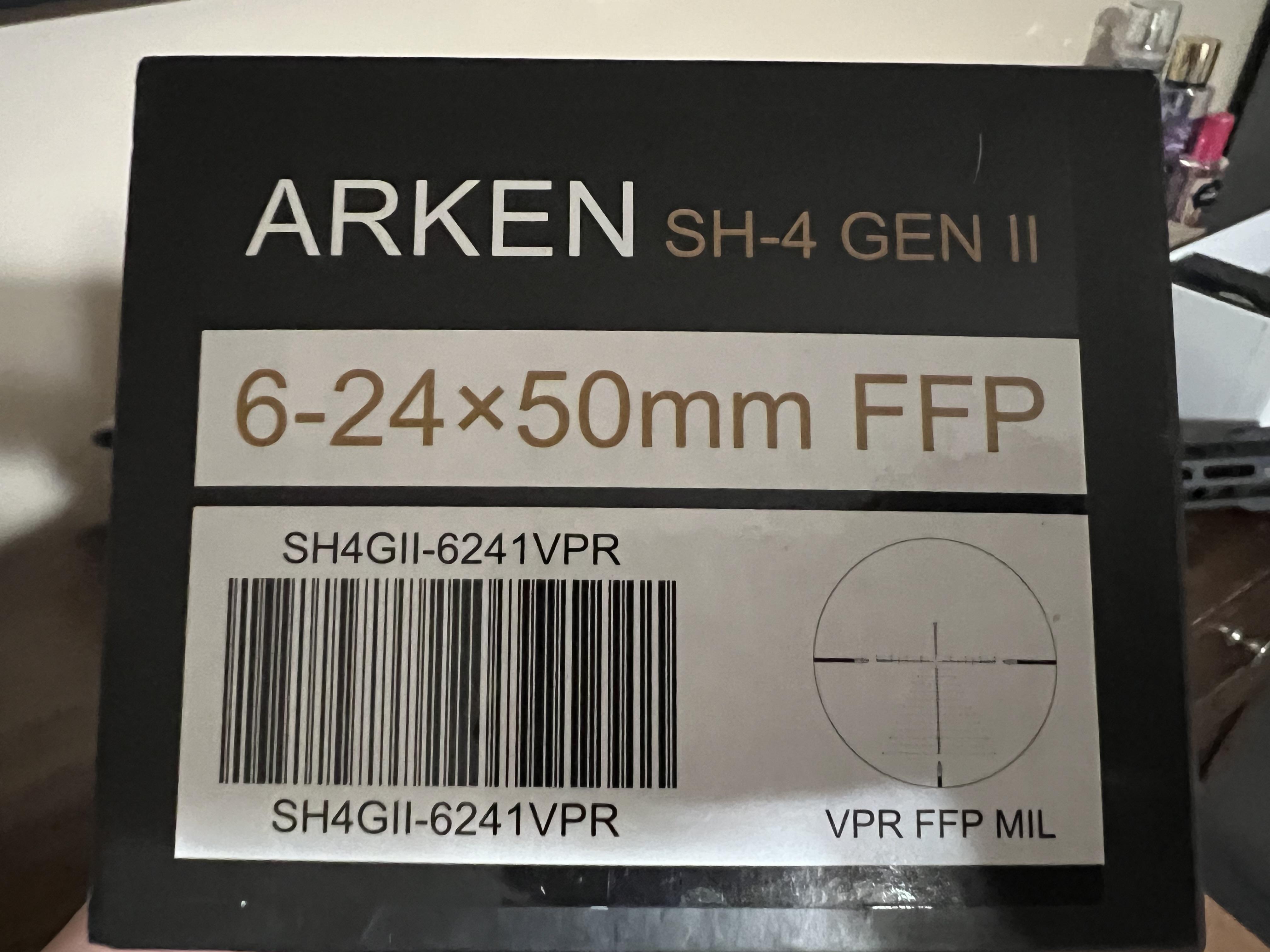 Arken 6-24 34mm Scope, Mount, & Caps - AR15.COM